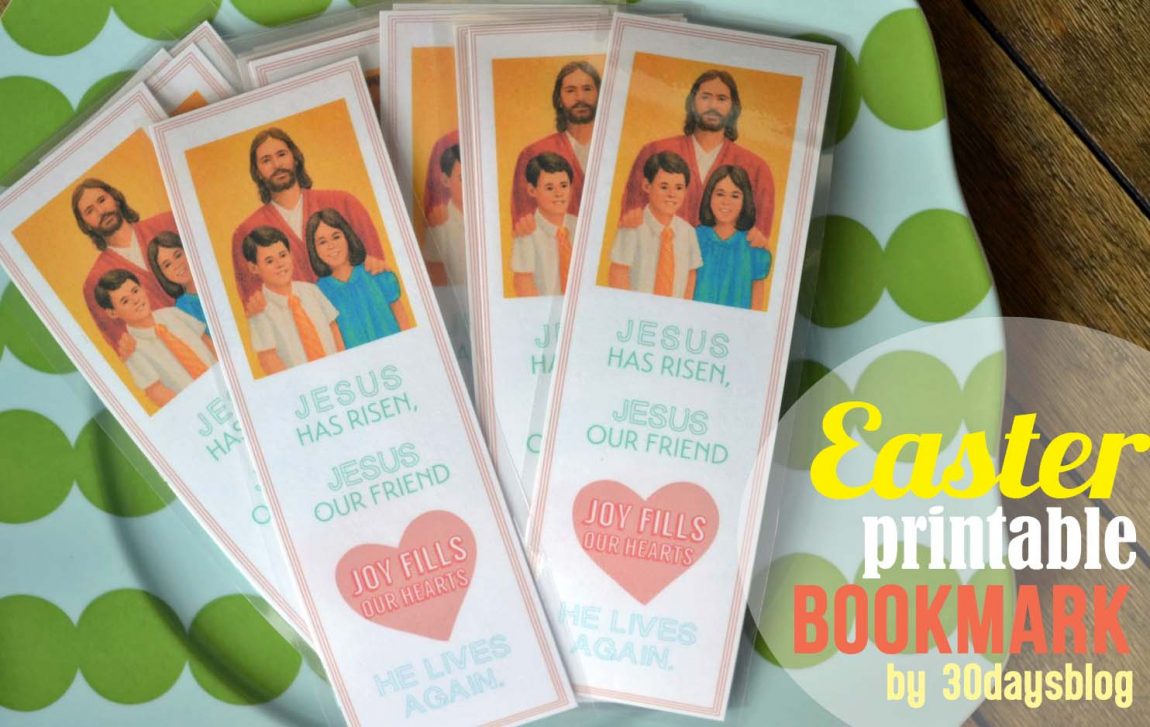 Easter Printable Bookmark and Other Spring Decor - celebrate - Little ...