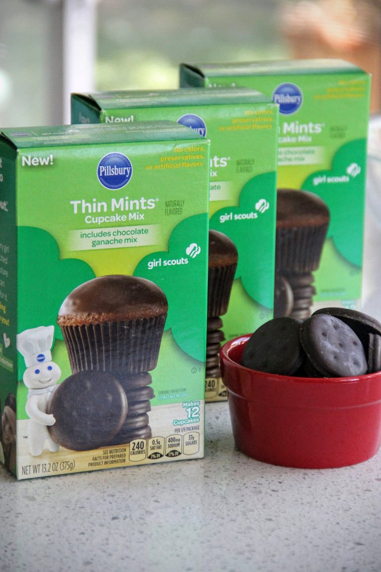 Girl Scouts® Thin Mints® Cupcake Recipe - Desserts - Little Miss Momma